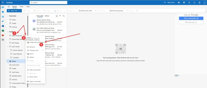 How to Move Emails to Folders in Outlook